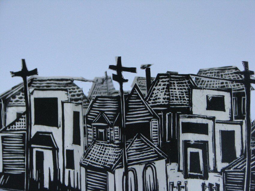 Streetscape is an artist book by Kathy Fahey depicting the urban ...